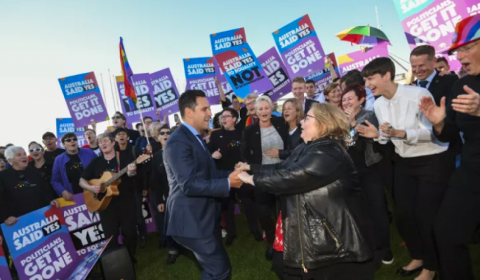 [watch] Australia Same Sex Marriage Legalised As Parliament Passes
